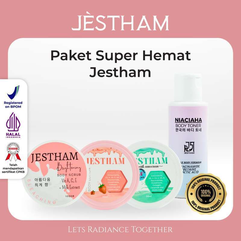 Promo [official] Jestham Paket Super Hemat Diskon 50% Di Seller Jestham ...