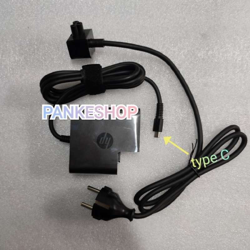 Promo Adaptor Charger HP Type C TPN-CA01 TPN-CA02 TPN-LA06 TPN-LA07 TPN ...