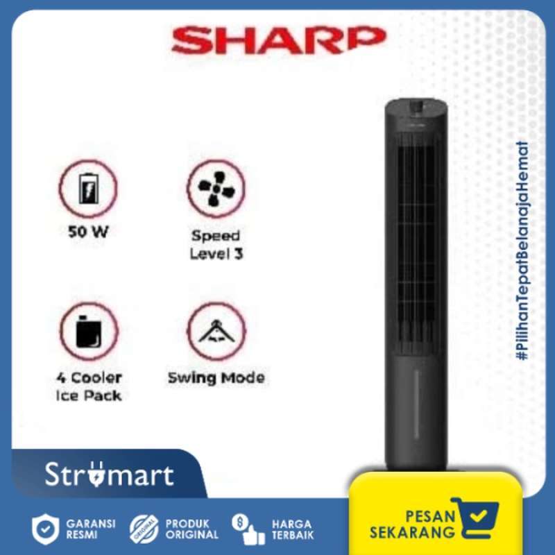 Jual AIR COOLER SHARP TOWER PJ-R34TY-B PJ R34TY GARANSI RESMI di Seller ...