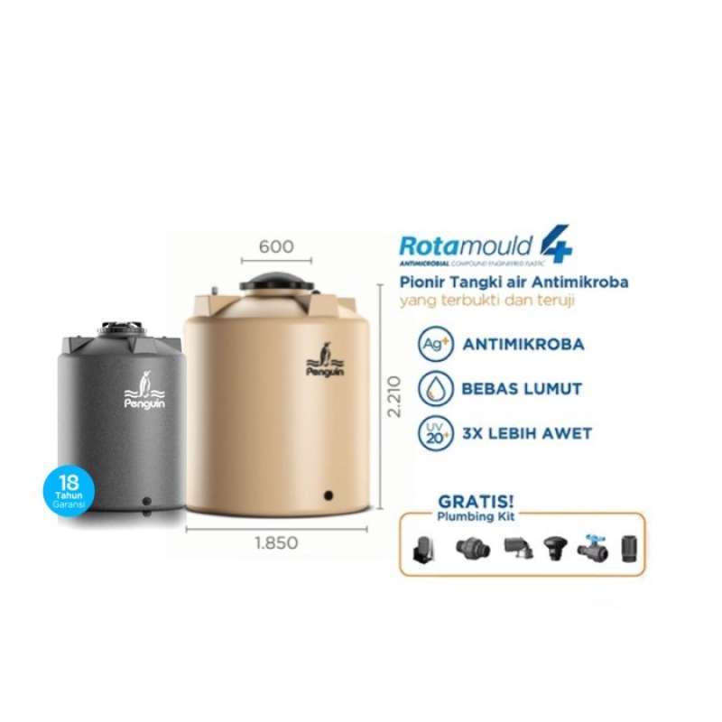 Jual Tandon Toren Tangki Air Penguin TB 500 Tangki Penguin 5000 liter ...