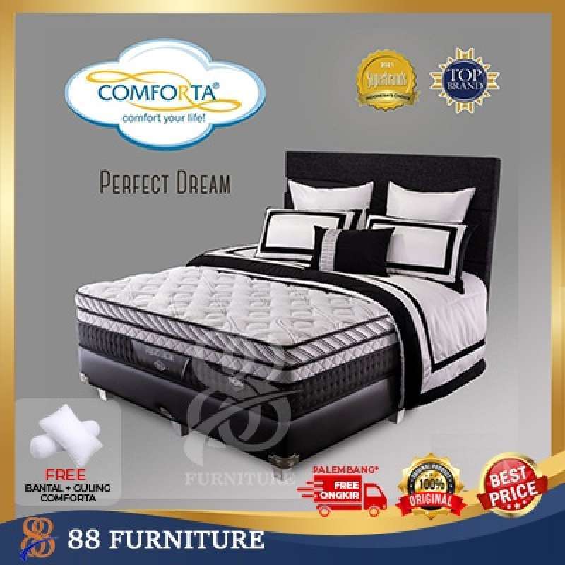 Jual Springbed Comforta PERFECT DREAM Kasur Spring Bed Set Lokal Full ...