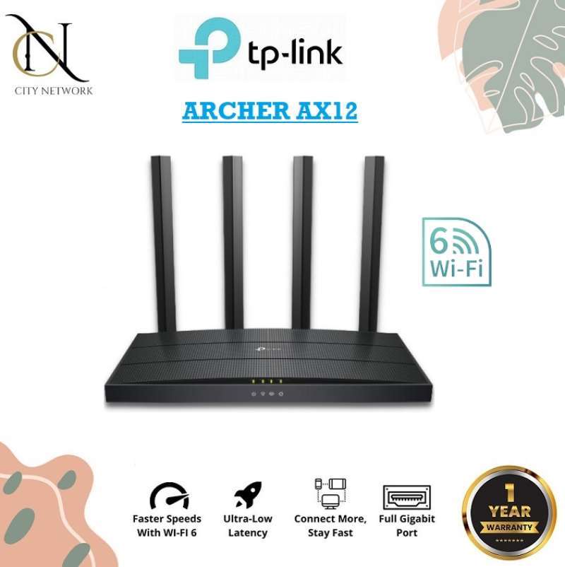 Jual Tplink Archer Ax12 Ax1500 Wi-fi 6 Wireless Dual-band Gigabit ...