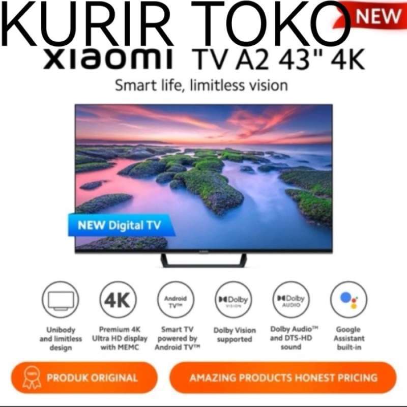 Promo [Kurir Toko] Tv A2 43 Inch 4K Ultra Hd Android Smart Digital Tv ...
