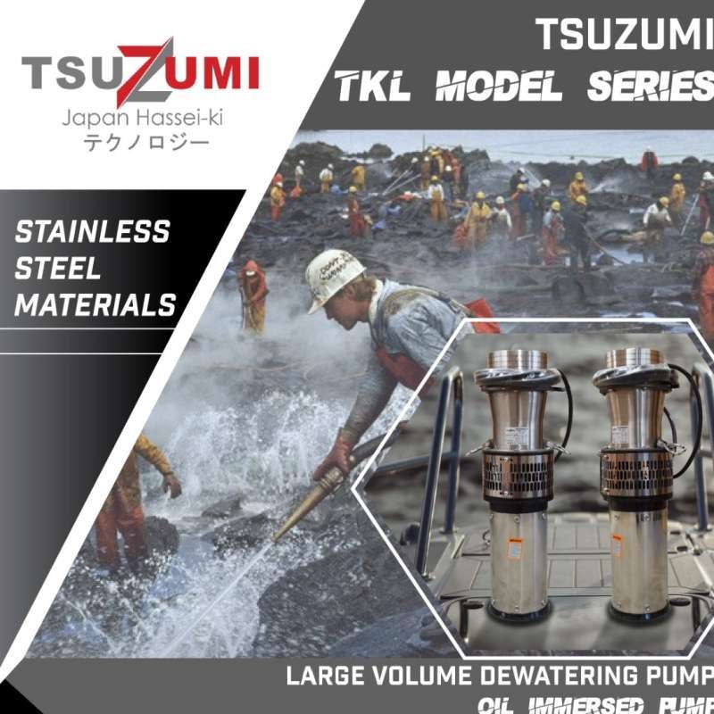 Jual Pompa Celup Submersible Pump Air 6 Inch 3 Phase Tsuzumi Tkl532 Di ...