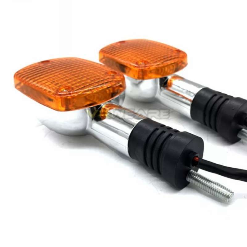 Promo Lampu Sein Motor Custom Retro Kotak Modifikasi W175 Custom Diskon ...