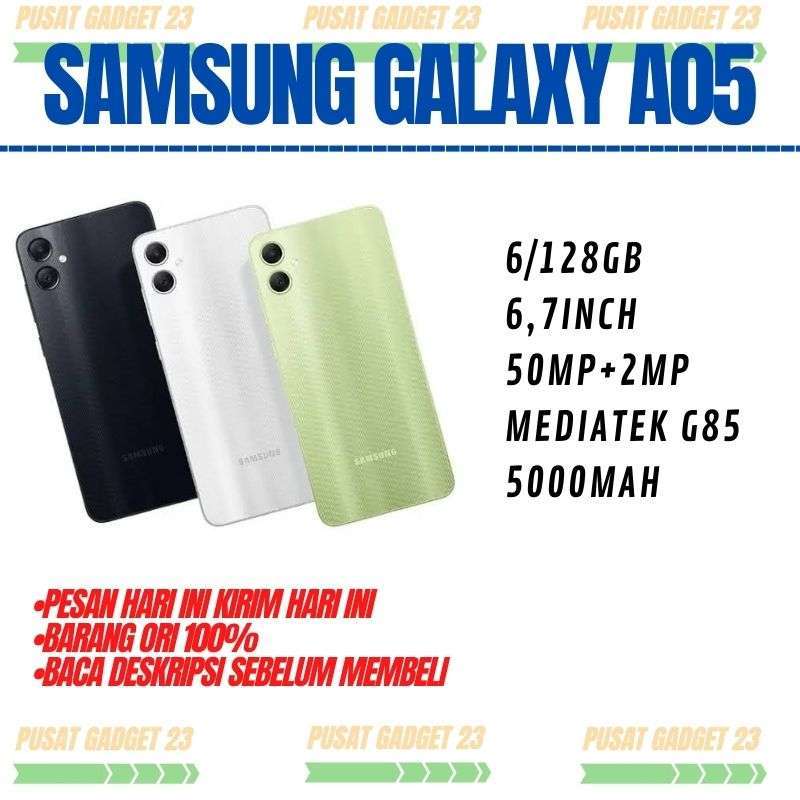 Promo Samsung Galaxy A05 Ram 6/128 Garansi Resmi Diskon 3% Di Seller ...
