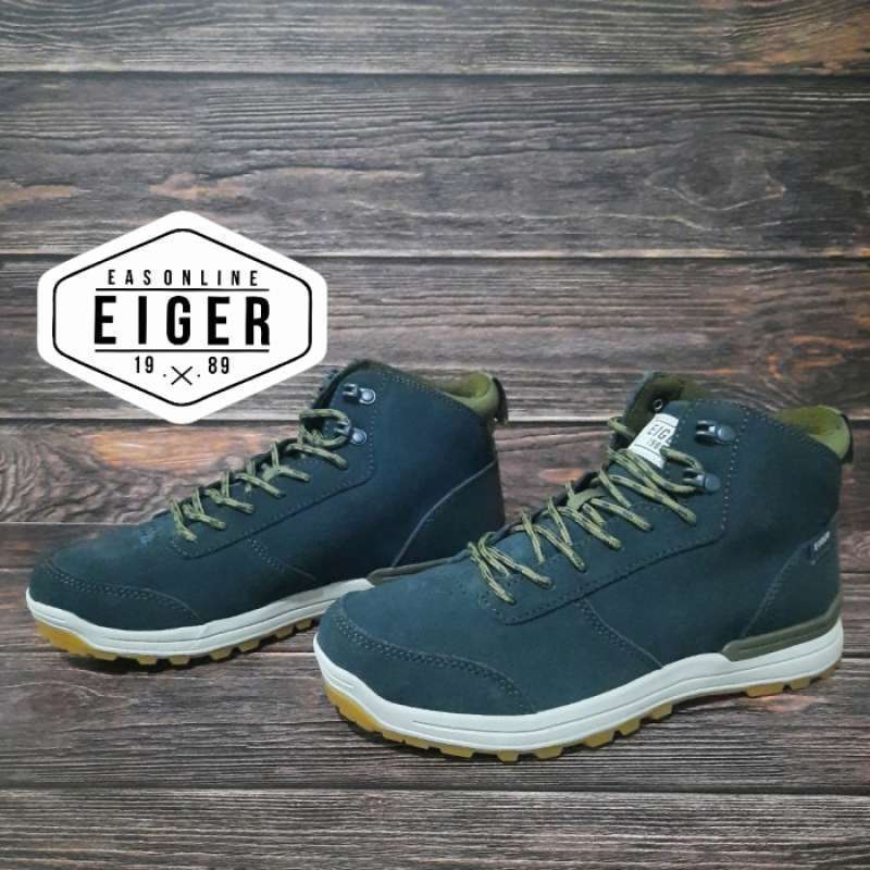 Promo Sepatu Eiger Original Moamba Mid Cut Boots Art.6591 - 43 Olive ...