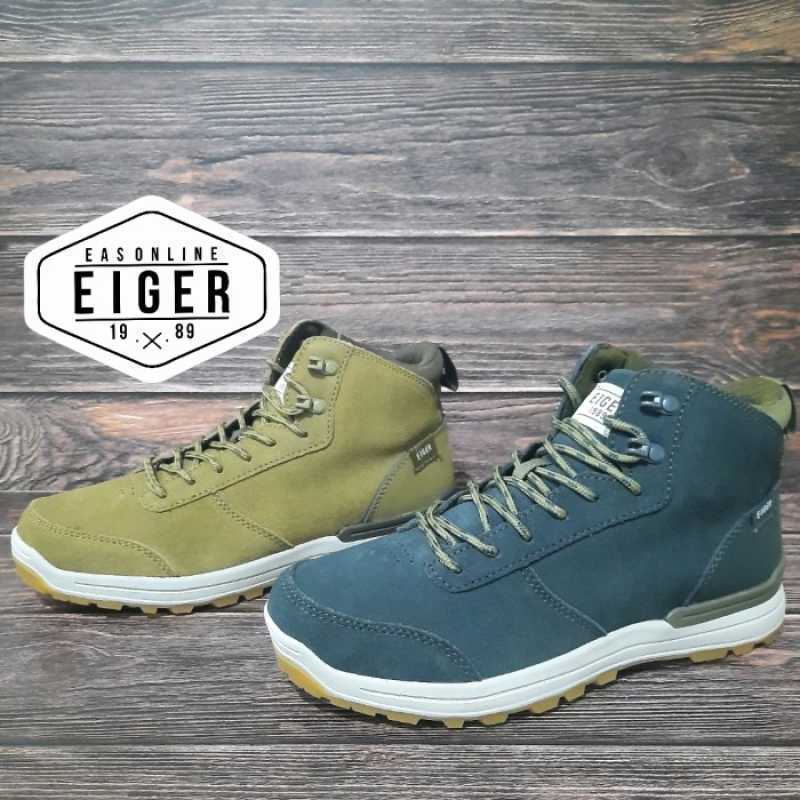 Promo Sepatu Eiger Original Moamba Mid Cut Boots Art.6591 - 43 Olive ...