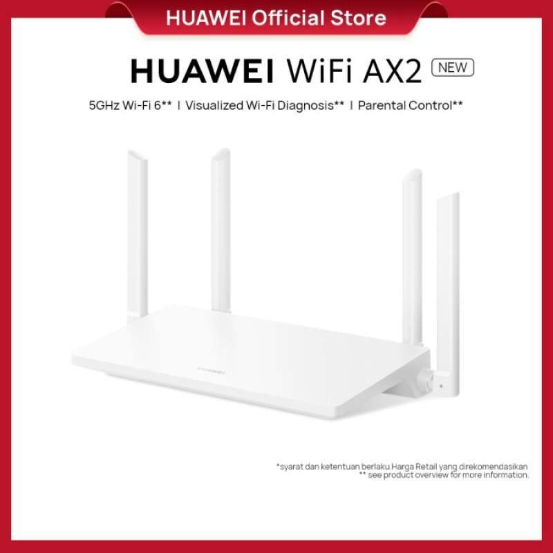 Promo Baru Huawei Wifi Ax2 New Router 5ghz Wi-fi 6 Visualized Wi-fi ...
