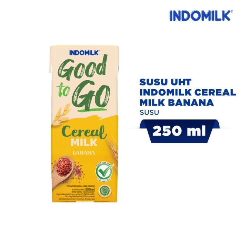 Jual Susu Uht Indomilk Good To Go Cereal Milk Banana Di Seller Indofood ...