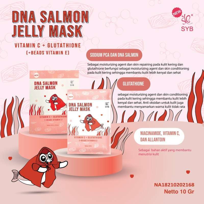 Jual NEW SYB JELLY MASK 10gr (1sachet) - DNA SALMON di Seller Go Online Cosmetic - Ngringo, Kab ...