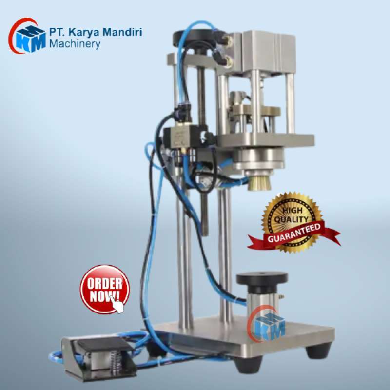 Promo Ltx-80 Pneumatic Perfume Capping Machine / Mesin Capping Botol ...