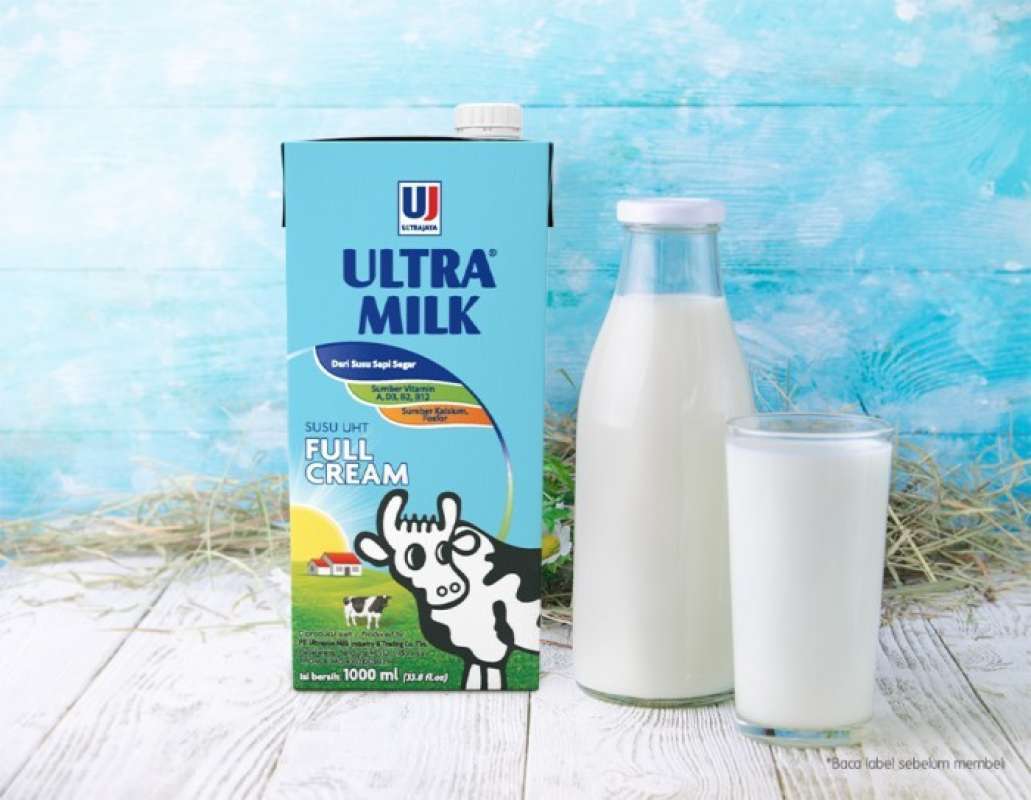 Jual SUSU ULTRA MILK UHT FULL CREAM PLAIN 1000 ML - 1 PACK di Seller Supermart Market ...