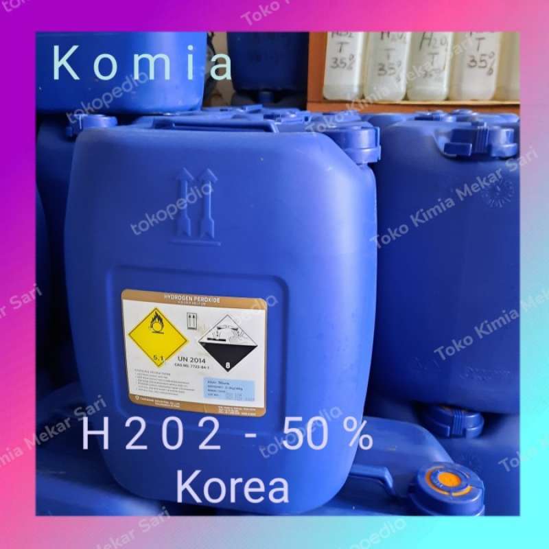 Promo H2o2 50 %hydrogen Peroxide 30 Kg Instan Only Diskon 33% Di Seller ...