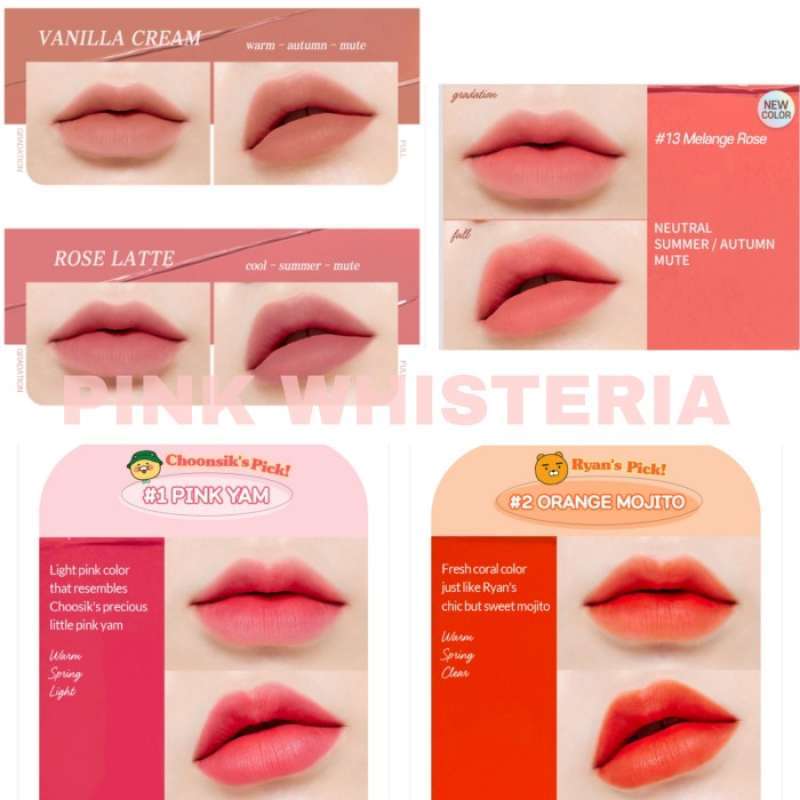 Jual [original] Etude House Fixing Lip Tint Korea Waterproof - 16 Baked ...