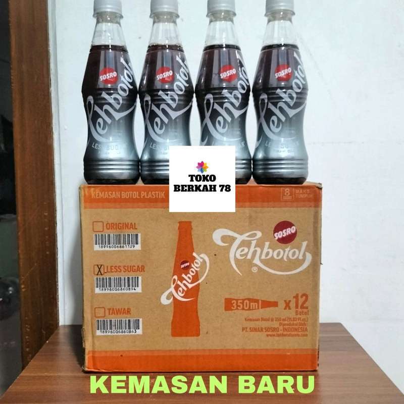 Promo Teh Botol Sosro Less Sugar 350 Ml ( Karton ) Diskon 8% Di Seller ...
