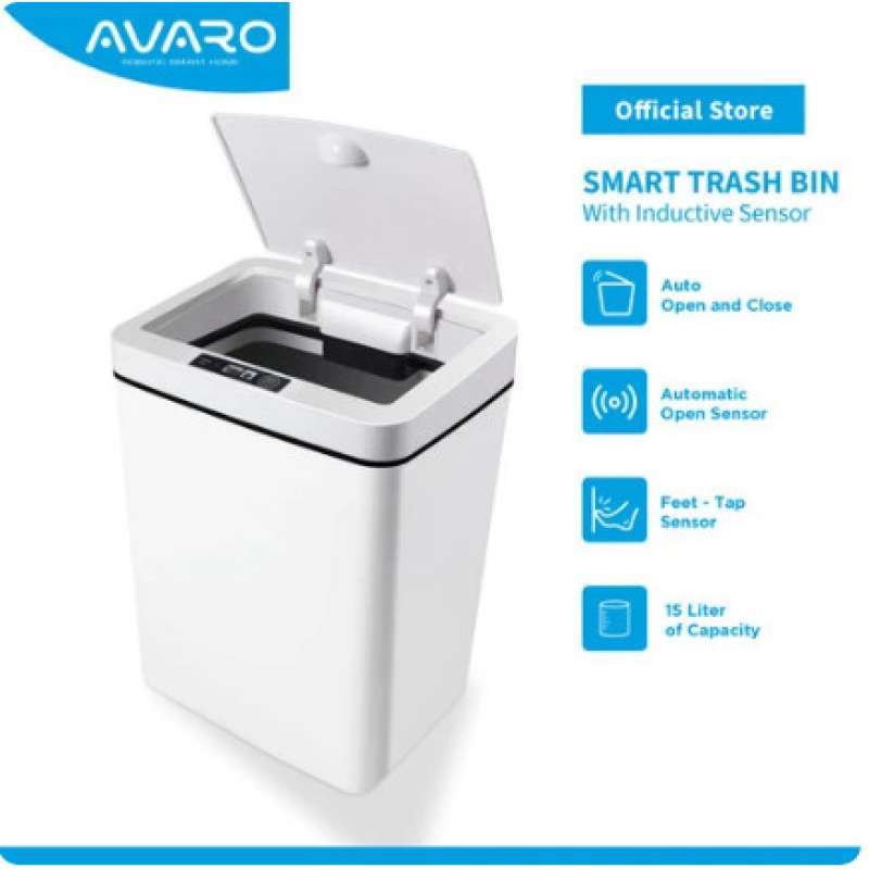 Promo Avaro Tc01 Smart Trash Bin Tempat Sampah Tong Sampah Sensor 15l ...