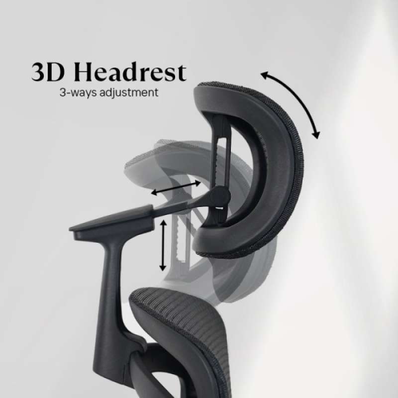 Promo New Noir Neo C2 Envol Premium Ergonomic Office Chair Kursi Kantor ...