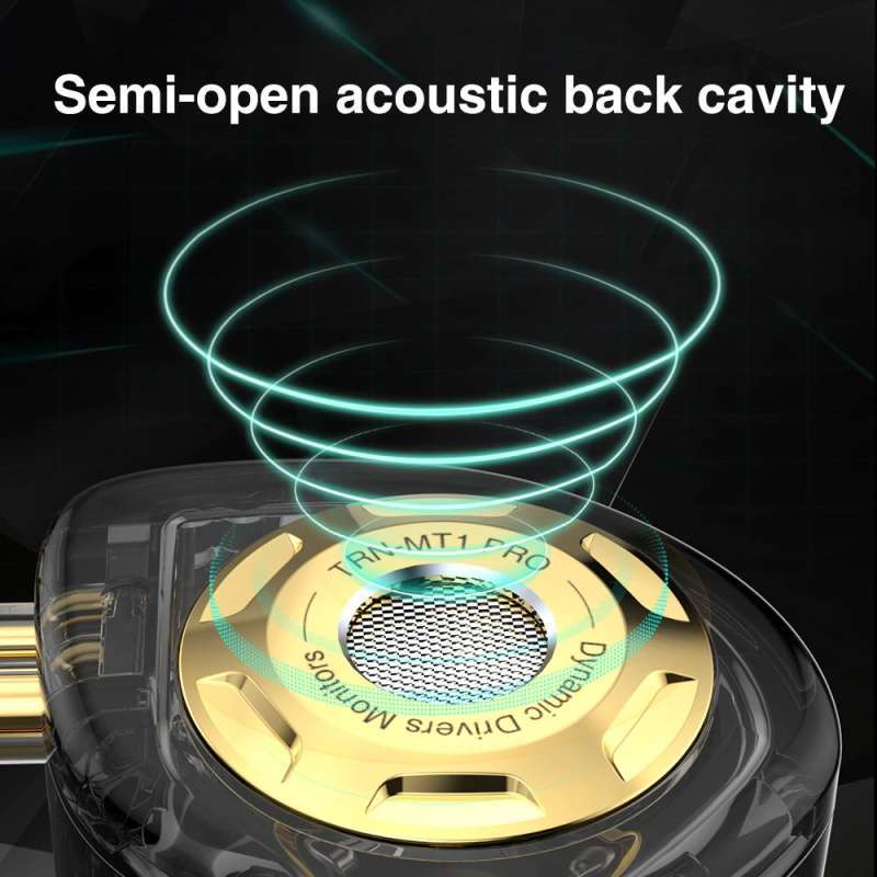 Jual Trn Mt1 Pro In Ear Monitor Earphone Detachable Cable No Mic ...