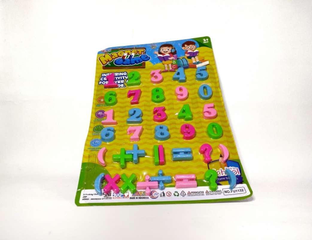 Jual Mainan Edukasi Magnet Angka | Magnet Belajar Angka Di Seller ...