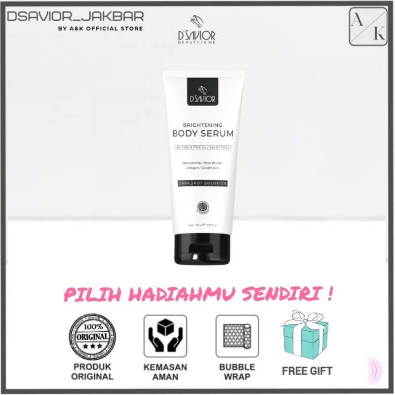 Promo Dsavior Body Whitening Serum 150 Ml (free Pou + Fancy ++) Diskon ...