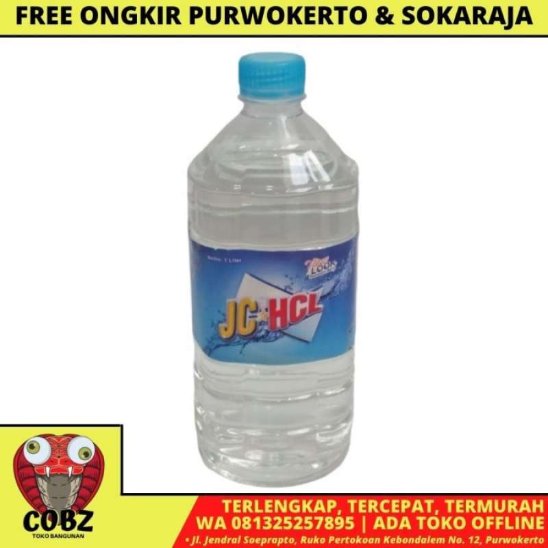 Jual 1 L / Jc Hcl Cairan Pembersih Porselen Keramik Lantai Toilet Botol ...