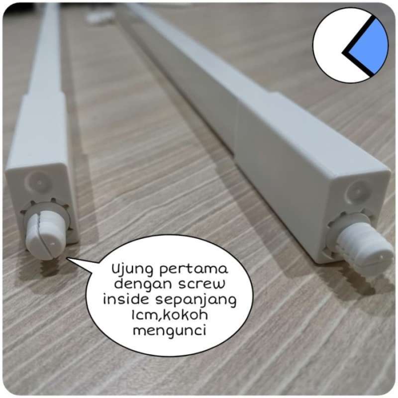 Promo Stik Tandem Box 50cm Penambah Tinggi Laci Bukan Blum Huben ...