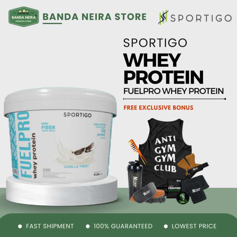 Jual Sportigo Fuelpro Fuel Pro Whey Protein - - 4 Lbs, Vanilla Twist Di ...