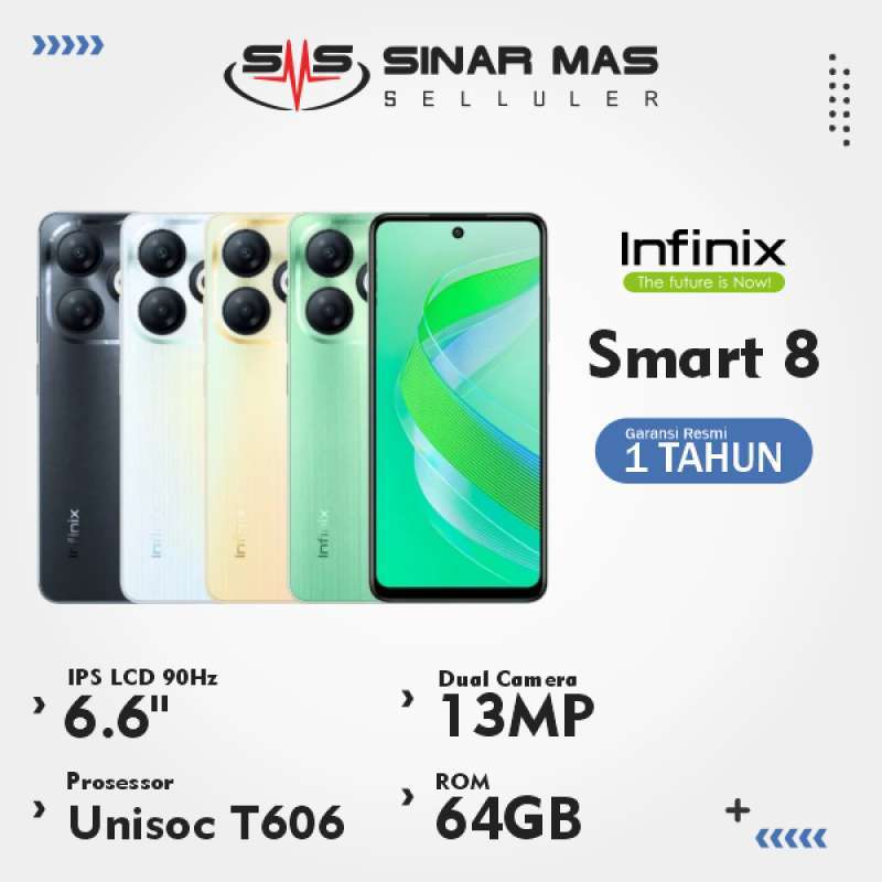 Jual Infinix Smart 8 Smartphone [3gb/64gb] Garansi Resmi Di Seller ...