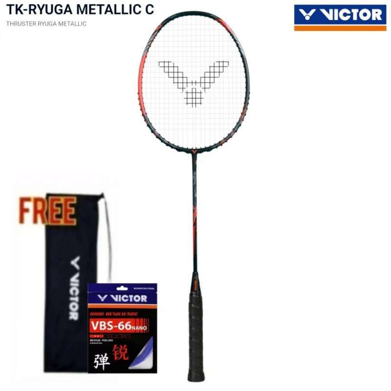 Promo Raket Badminton Victor Thruster / TK Ryuga Metalic C - 4U Diskon ...