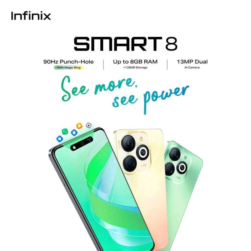 Jual INFINIX SMART 8 RAM 4/128GB di Seller Lotus cell makassar - Lotus ...