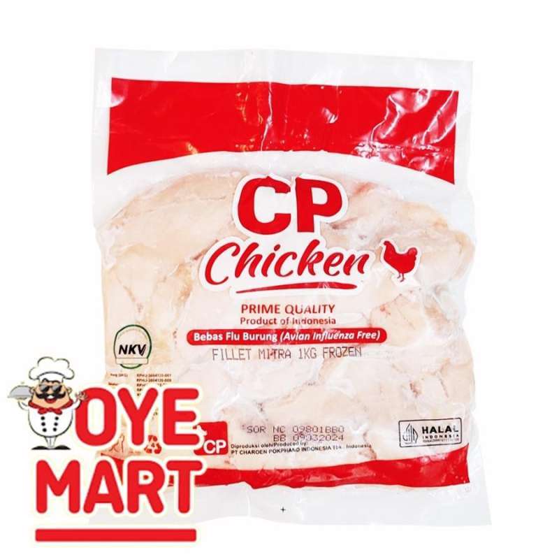 Jual Cp Chicken Ayam Fillet Frozen 1kg / Ayam Fillet Beku Halal Di ...