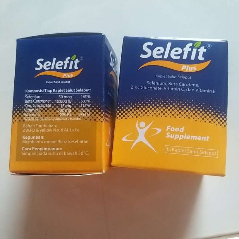 Promo Selefit Plus Kaplet / Vitamin C Dan Mineral Diskon 33% Di Seller ...