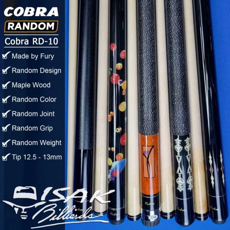 Jual Cobra Rd-10 Random Pool Cue - Maple Billiard Stick Stik Biliar By ...