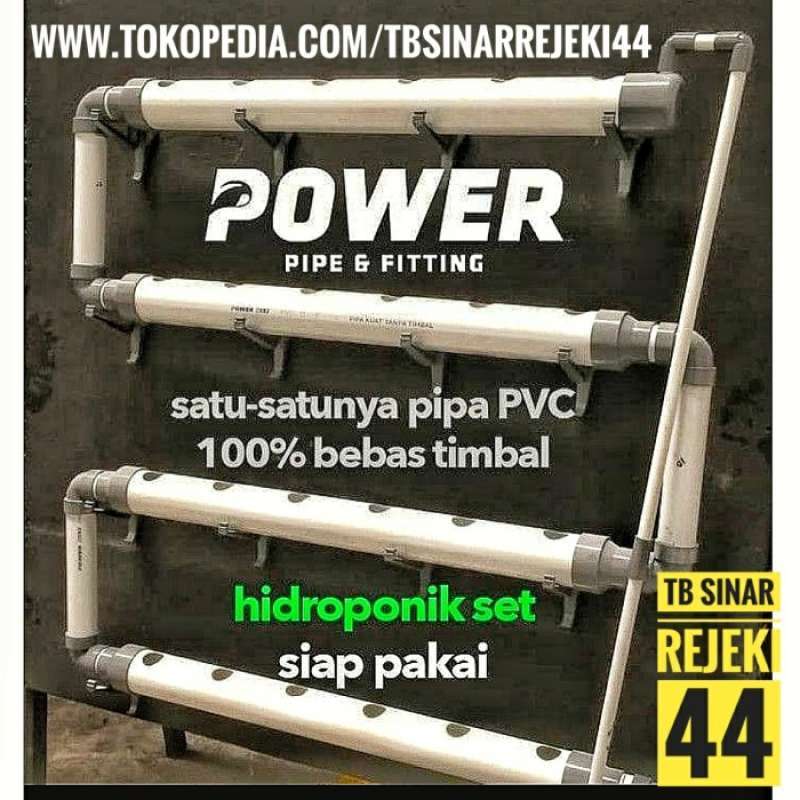 Promo Paket Starter Kit Hidroponik Set Hydroponic Pipa Power [avian ...