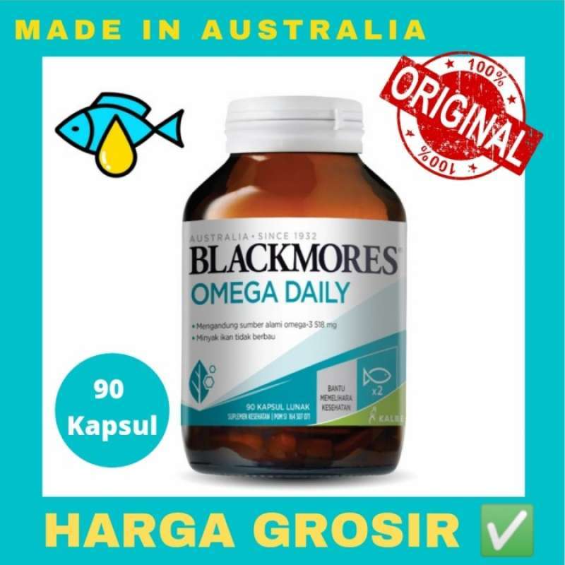 Promo Blackmores Omega Daily - Isi 90 Kapsul Diskon 33% Di Seller Ksm ...