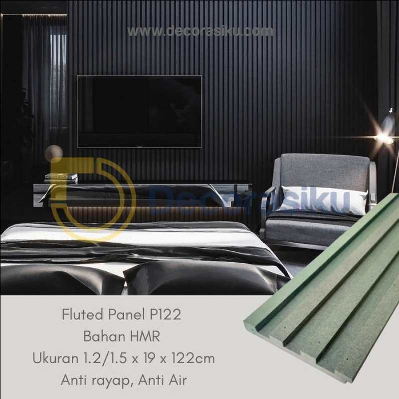 Promo [dc] Fluted Panel 122 - Panel Dinding - Kisi-kisi Dinding - Wall ...