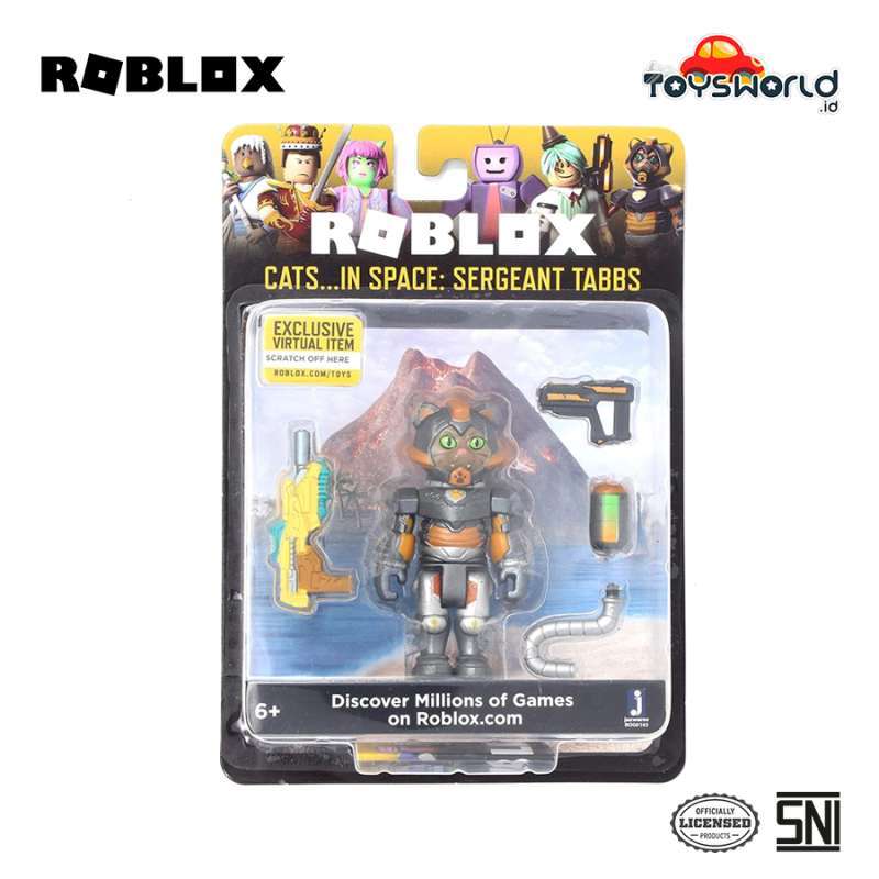 Promo Roblox Core Figures Cats In Space Sergeant Tabbs Diskon 50% di ...