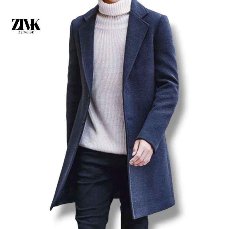 Jual Winter Overcoat Classic Old Mantel Baju Musim Dingin Pria Hangat ...