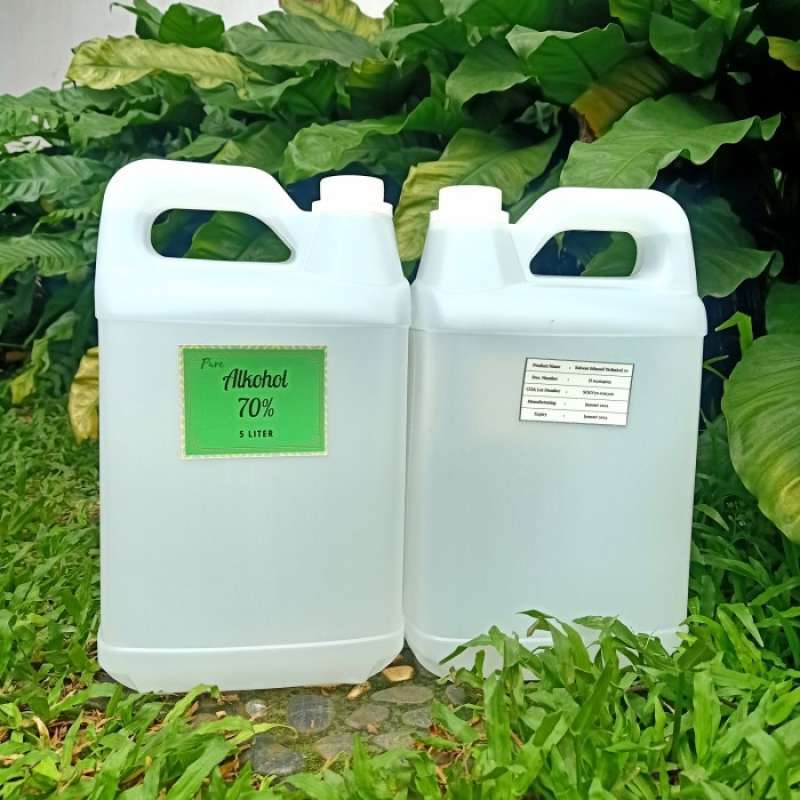 Promo Alkohol 70% 5 Liter Medis Farmasi Industri Ethanol Technical ...