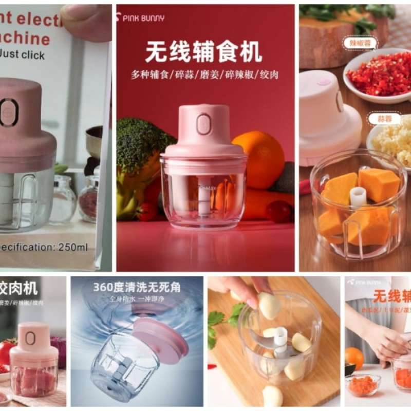 Jual Blender Mini Portabel Blender Mini Chopper 250ml Di Seller Edumart ...