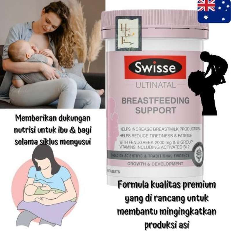 Promo Swisse Ultinatal Breastfeeding Support 90 Tablets Diskon 33% Di Seller Ksm Store - Meruya ...