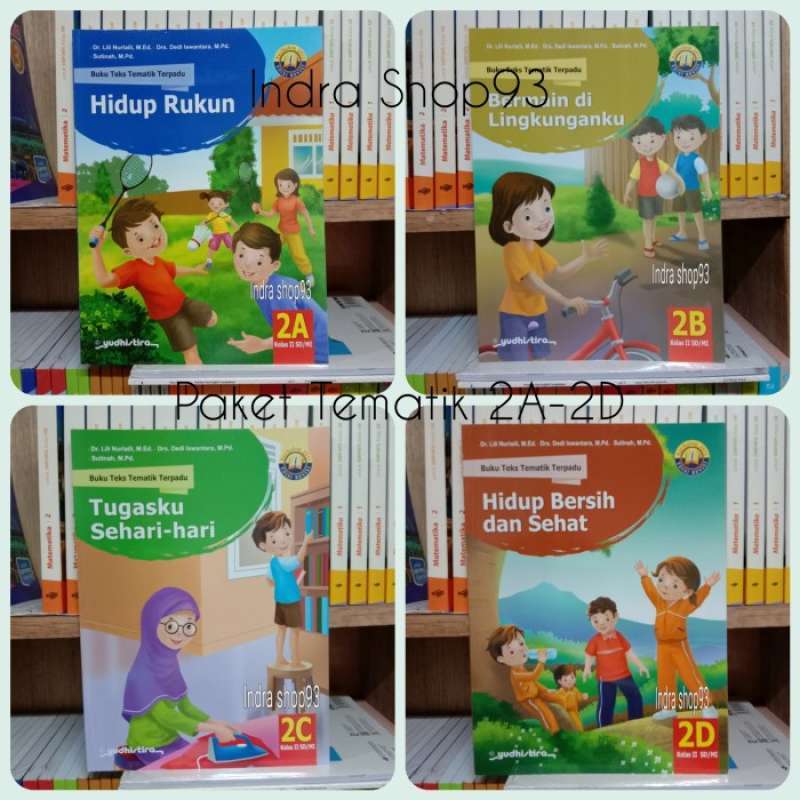 Promo Paket Tematik Terpadu 2a 2d Kelas 2 Sd K13 Revisi Yudhistira