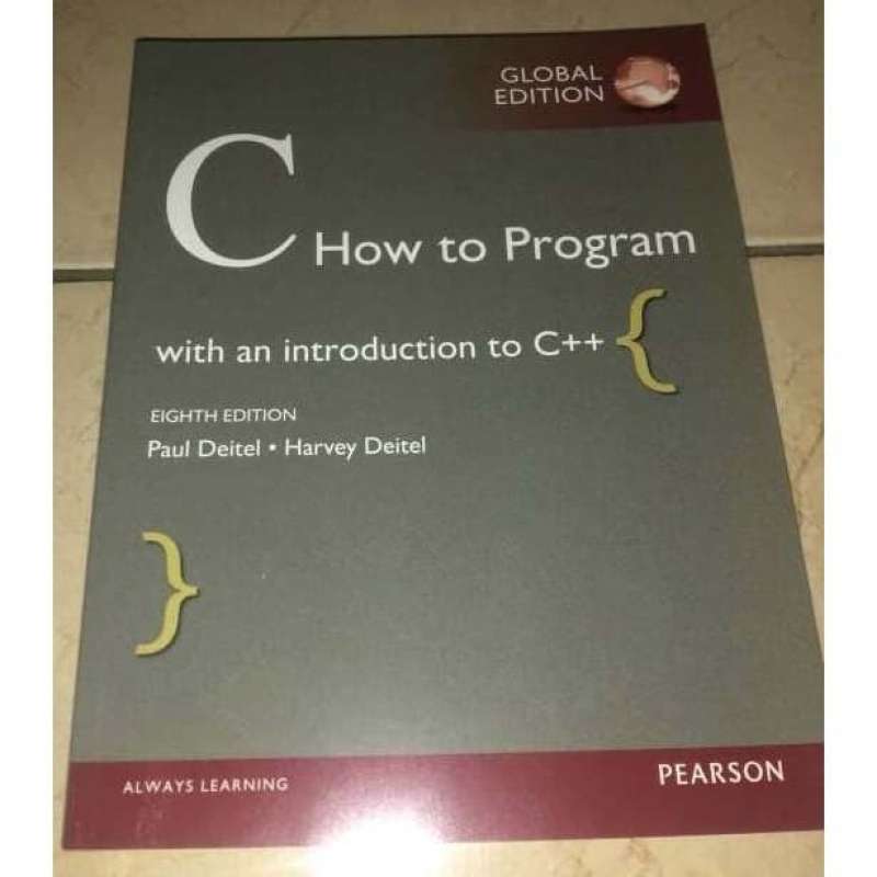 Promo C How To Program (global Edition) Diskon 26% Di Seller Onic Shop - Harapan Jaya, Kota ...
