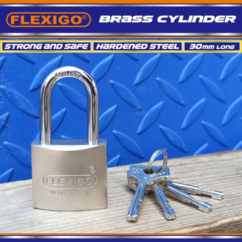 Promo GEMBOK FLEXIGO 30 MM PANJANG, SILINDER KUNINGAN ANTI KIMIA ...