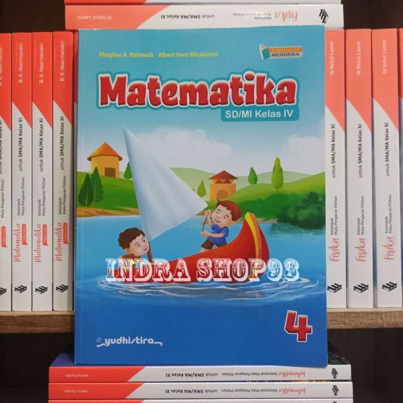 Promo Buku Matematika Kelas 4 SD Yudhistira Kurikulum Merdeka Diskon 31% di Seller Onic Shop ...