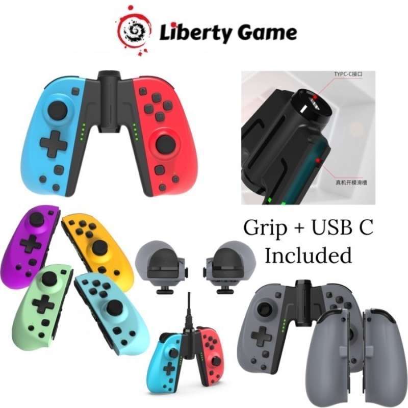 Promo ASRA JOYCON JOY CON STICK WIRELESS CONTROLLER FO NINTENDO SWITCH ...