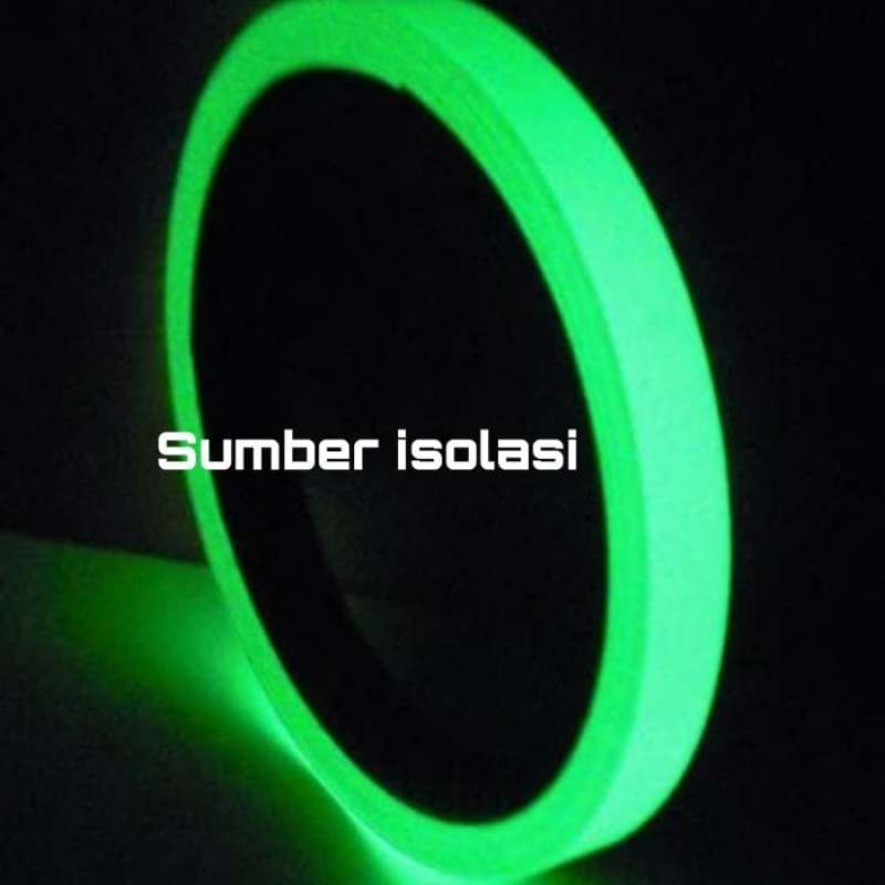 Promo Fosfor Stiker Glow In The Dark Lakban Nyalah Stiker Ukuran 1in ...