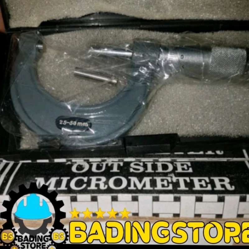 Promo Bs-out Side Micrometer Jarak 25-50 X 0.01 Mikrometer Luar Micro Meter Diskon 23% Di Seller ...