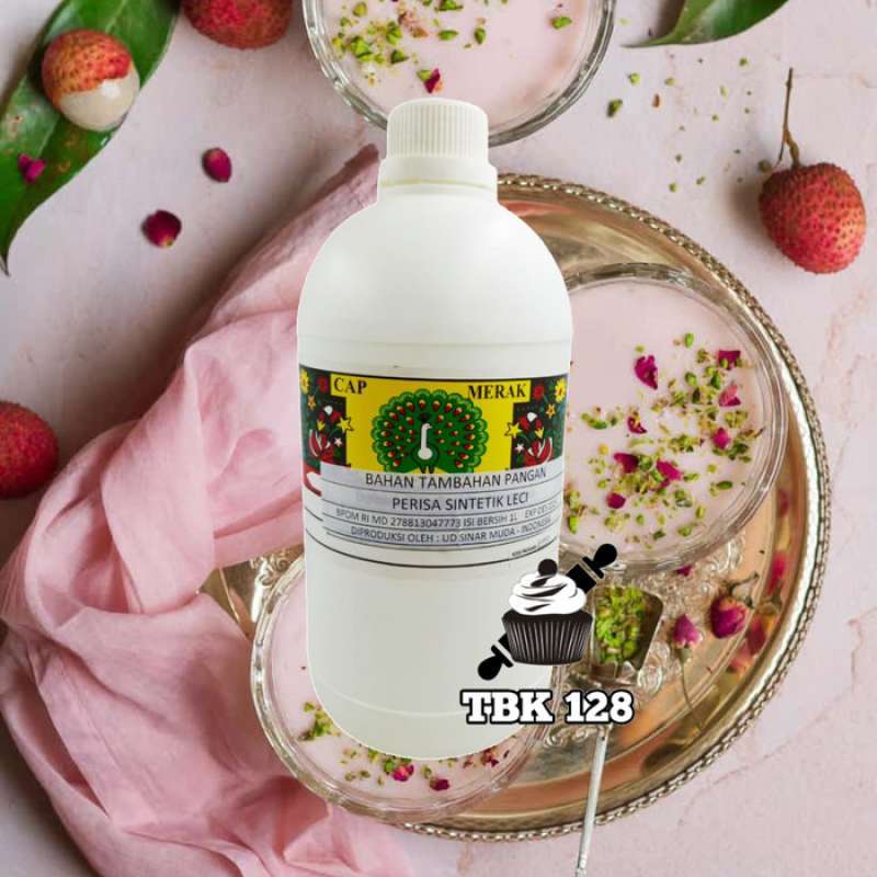 Promo Perisa Makanan Cair Cap Merak Leci 1 L / Essen / Essence Diskon ...